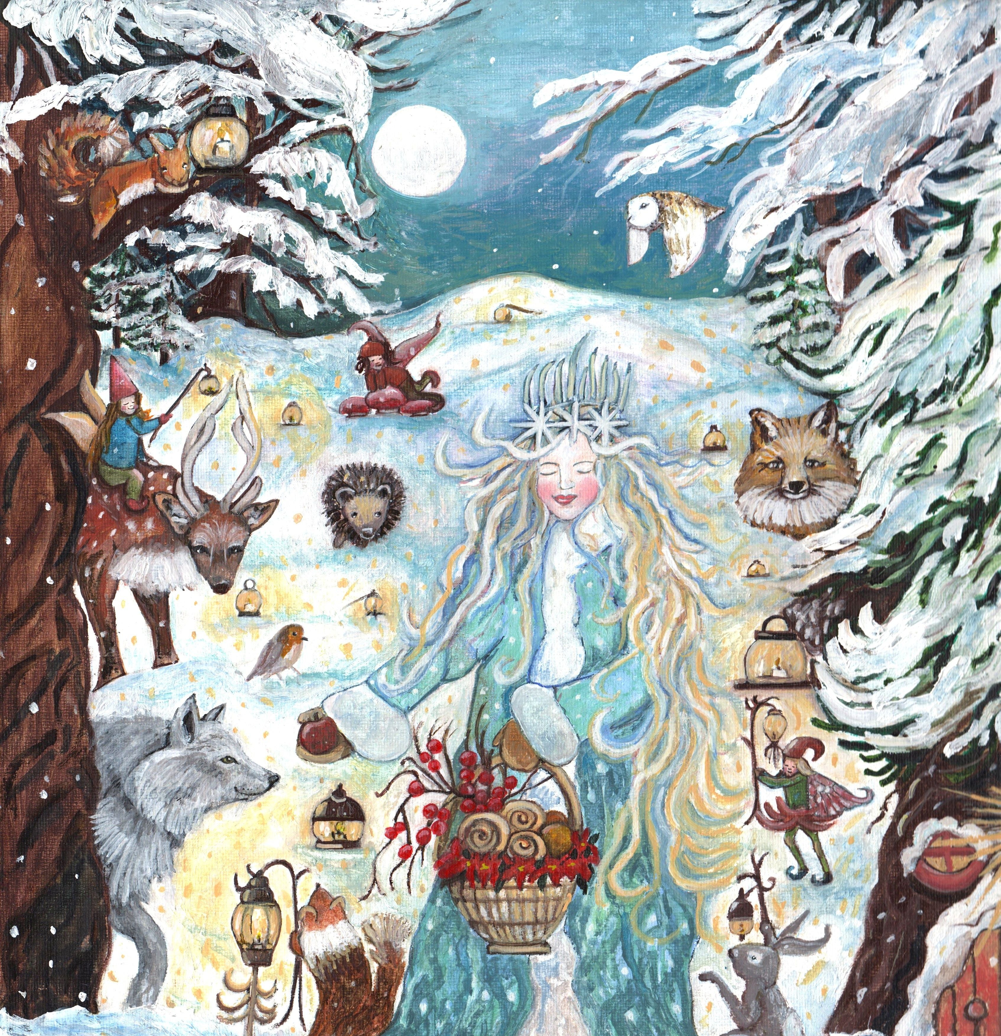 A Winter Song – Saga in Paint by Paula Isobel Brown